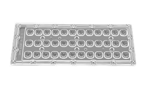 Vertical 100W SMD LED Lens 4X3030 Chips For Square Illumination